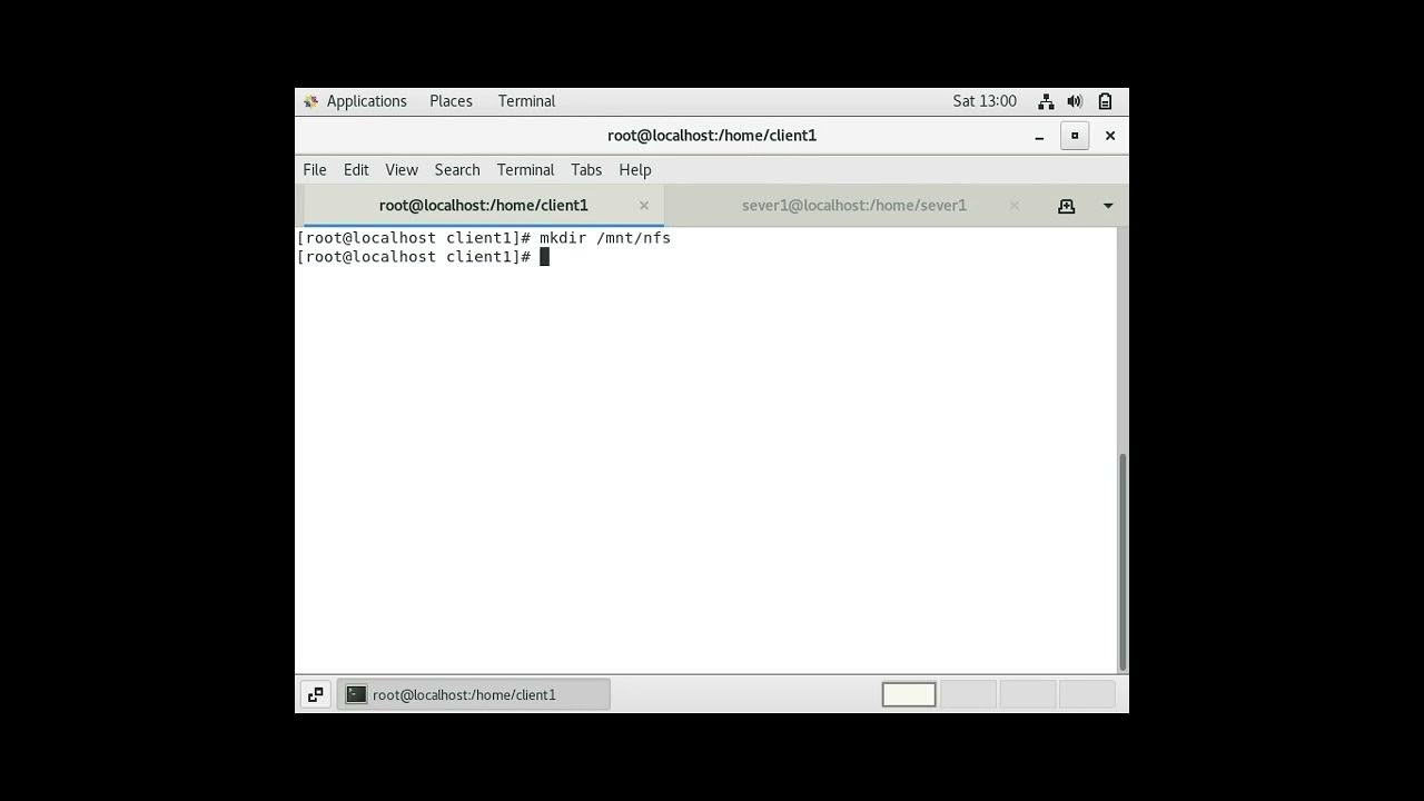 CentOs 7 NFS (Network File System) Uji coba - YouTube