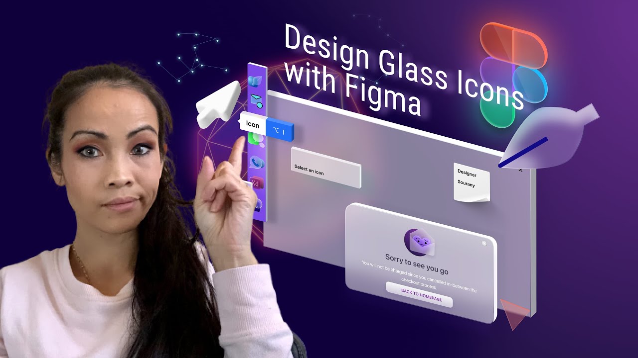 Add Glass Icons to your UI with Figma - YouTube