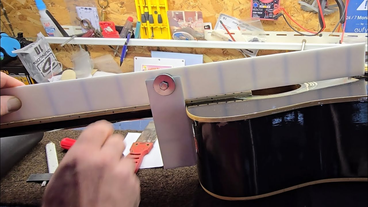 Guitar repair. Diy neck angle jig. How to figure out neck angle in ...