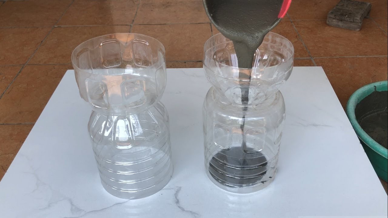 Amazing Idea From Cement / Recycle Old Plastic Bottles To Cast Stunning ...