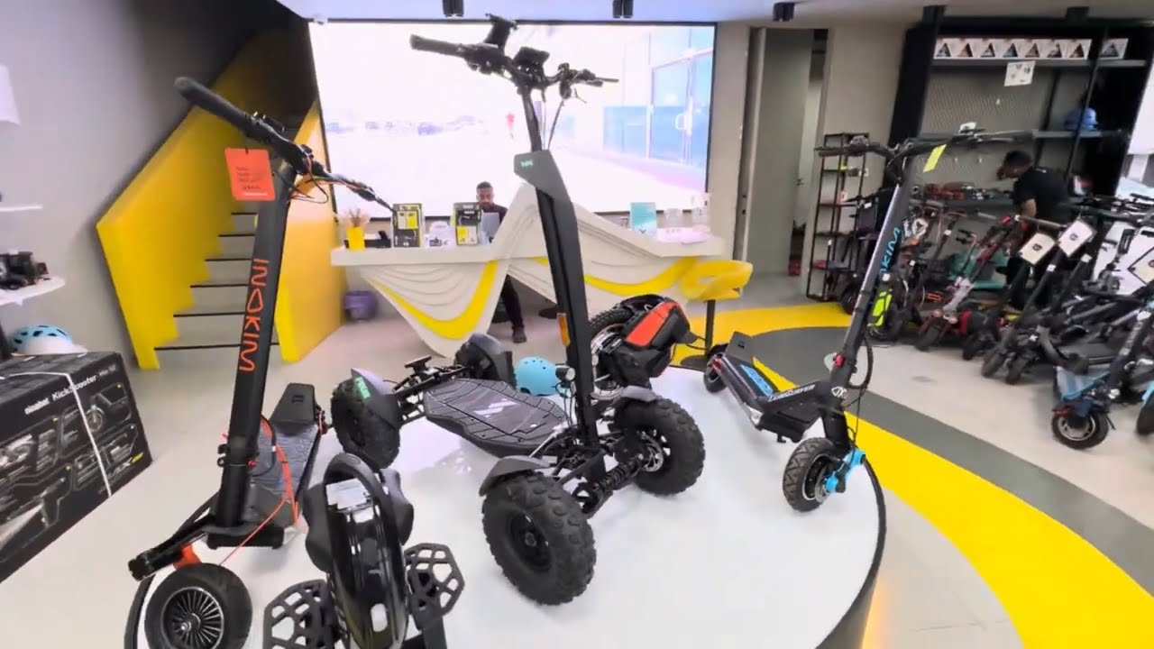 Mia Four Dynamics Electric scooter Four wheel 👍 - YouTube