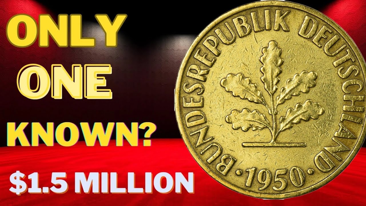 "Germany 10 Pfennig 1950 Coin Value | Rare German Coin Worth Money ...