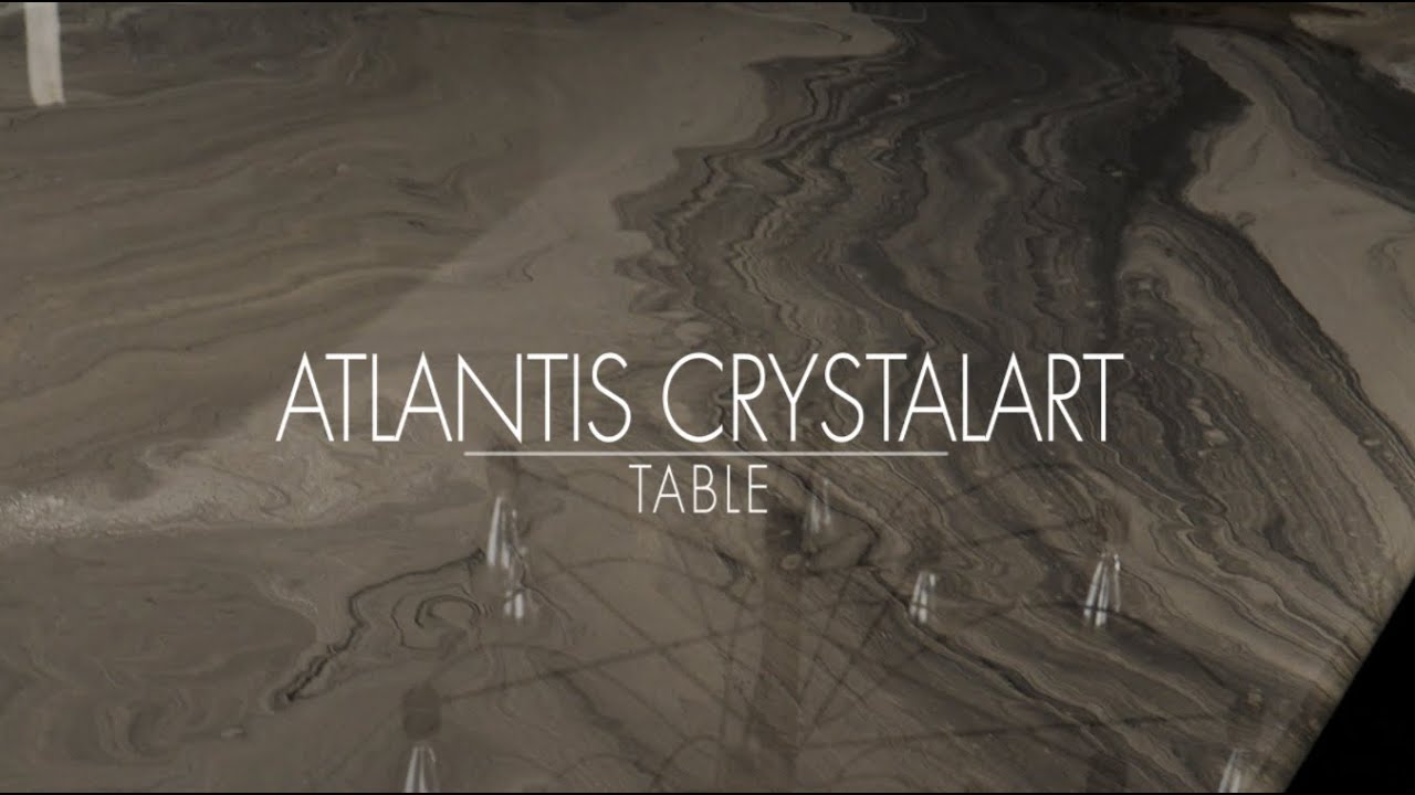 Atlantis CrystalArt table. - YouTube