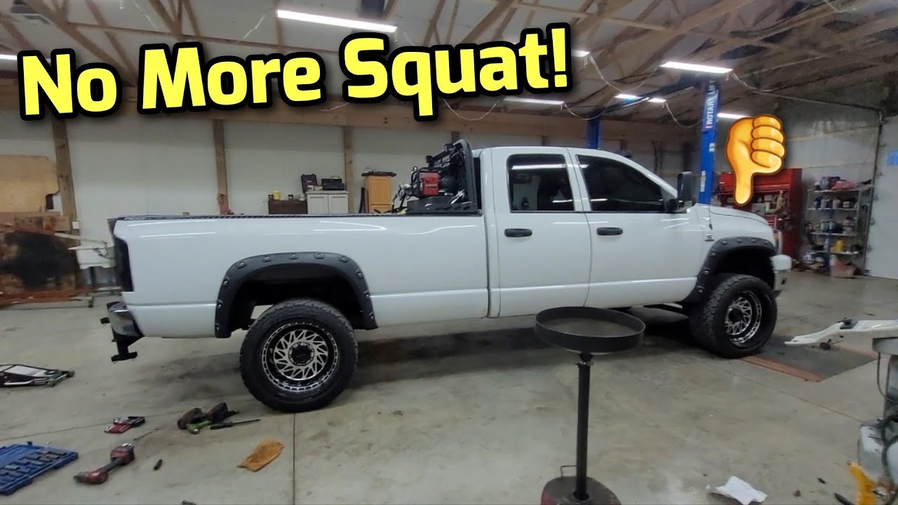 I Had To Lift My Squatted Cummins | TPMS Install | All Hotshot Trucks ...