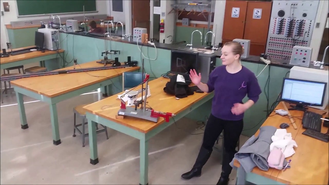 Projectile Motion Physics Experiment - YouTube