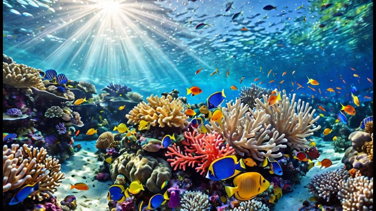 Deep Ocean Serenity | Relaxing Coral Reef Sounds for Sleep & Stress ...