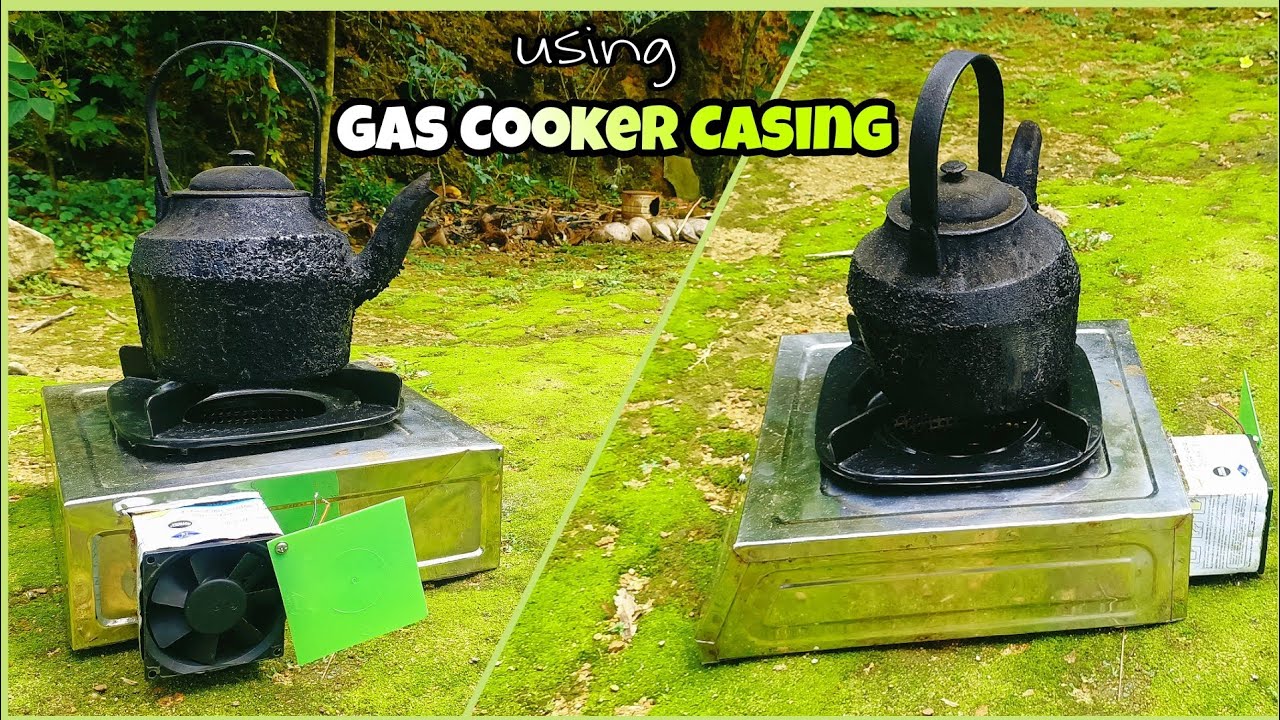 How to make Stove | using Gas Cooker casing | diy | easy | smart stove ...