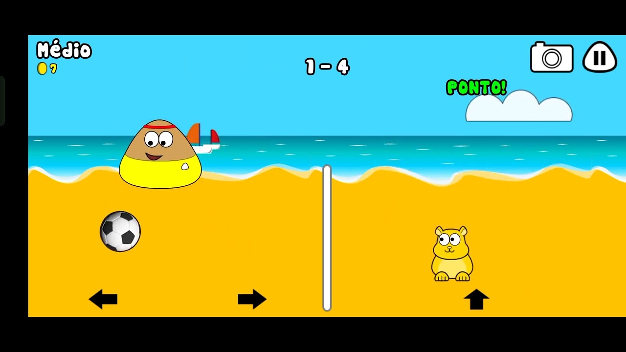Pou gameplay part 18 - versão Pou professor cavaleiro - YouTube