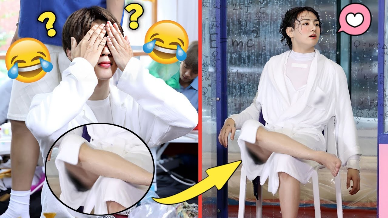 BTS Wardrobe Malfunctions And Cute Mistakes On Stage - YouTube