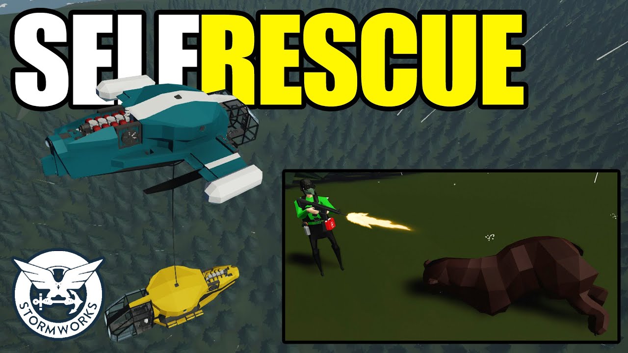 Bear Hunting to Rescue Our Vtols!!! [S6E11] STORMWORKS Playthru ...