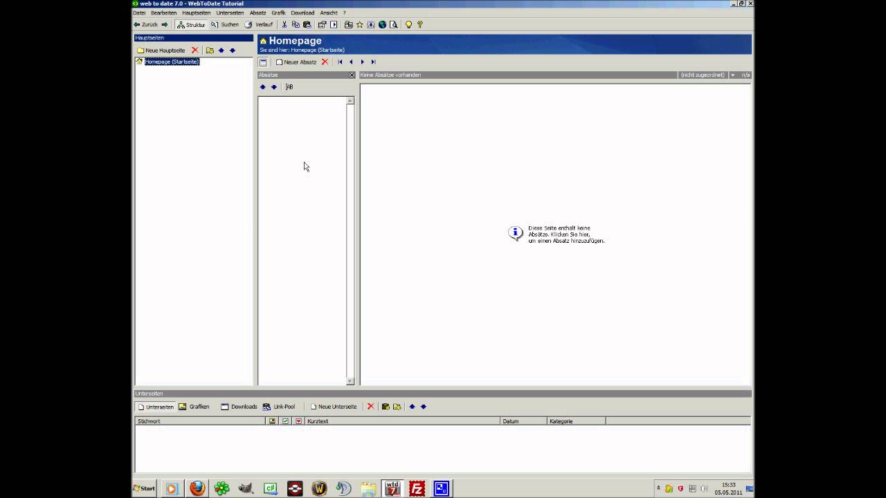 Web To Date 7.0 - Tutorial 01 - YouTube