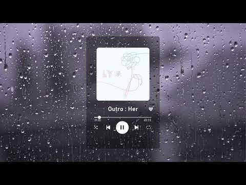 BTS Chill Playlist on a rainy day [Love Yourself edition] ♡