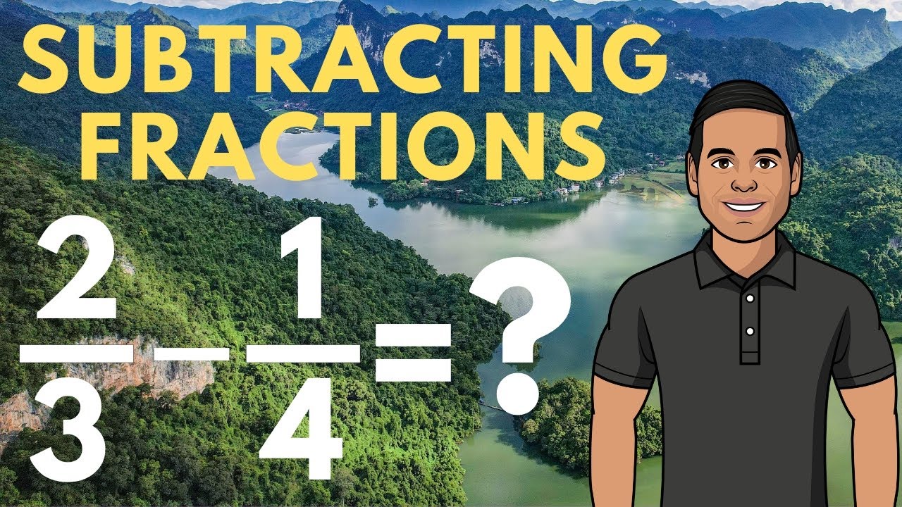 How to Subtract Fractions with Uncommon Denominators - YouTube
