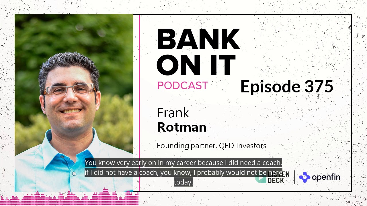 Episode 375 Frank Rotman from QED Investors - YouTube