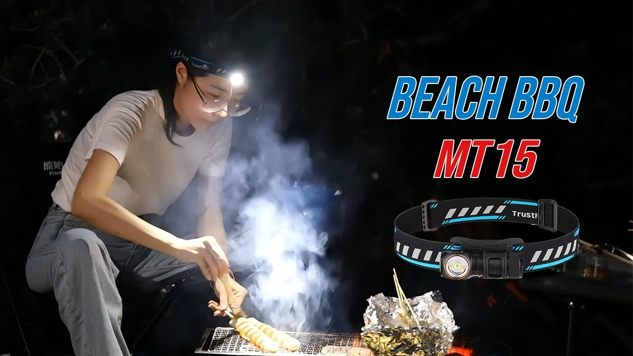 Trustfire MT15 Headlight/Corner Light, Beach BBQ, Camping, Walking ...