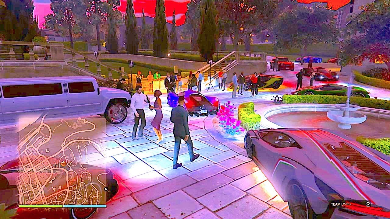 RICHMAN PARTY MISSION (GTA 5 ONLINE) - YouTube