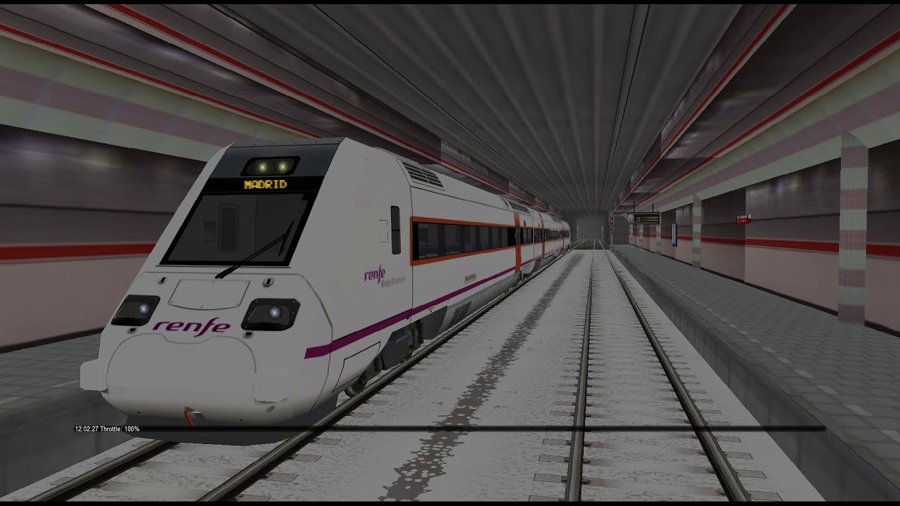 Open Rails 598 Madrid Chamartín - YouTube