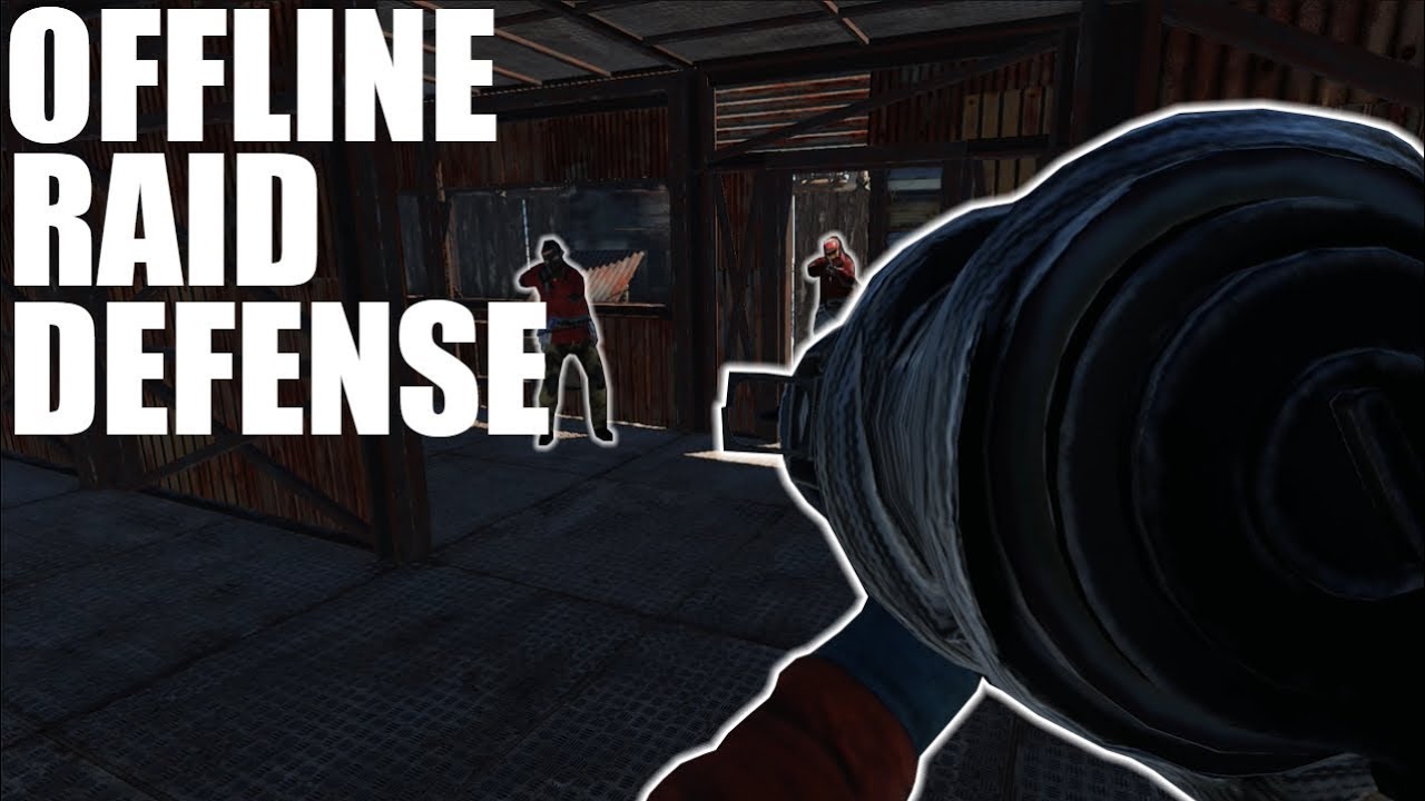 Rust - Waking up to Offline Raiders INSIDE my Base! - YouTube