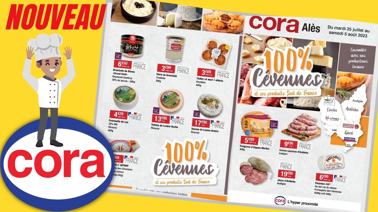 catalogue CORA ALÈS du 25 juillet au 5 août 2023 💥 100% CÉVENNES ET SES ...