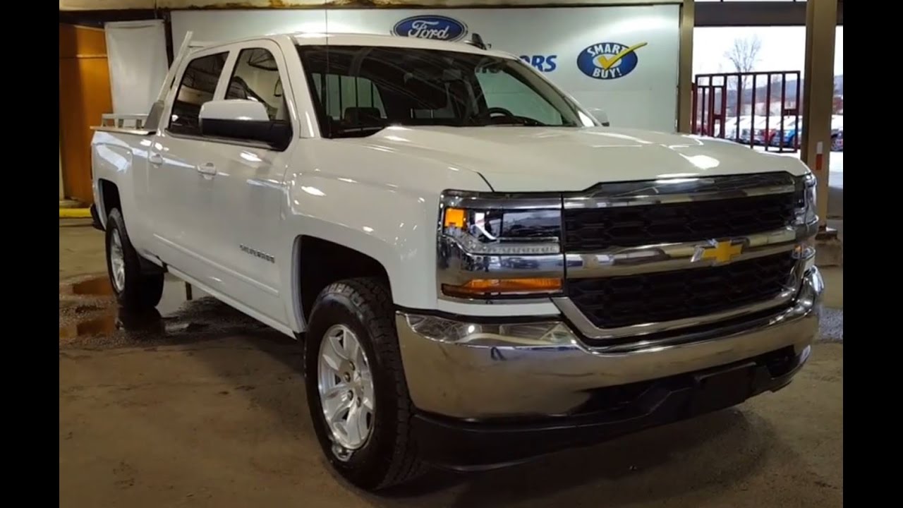 2016 White Chevrolet Silverado 1500 4x4 Crew Cab PreOwned Review ...