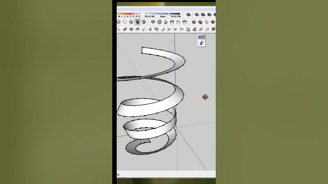Smart use of follow me command in sketchup #autocad #sketchup #shorts #shortsfeed - YouTube