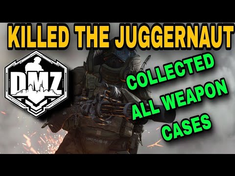 COD MW2 DMZ ( KILLED THE JUGGERNAUT ) EXFIL | ALL 7 WEAPON CASES ...