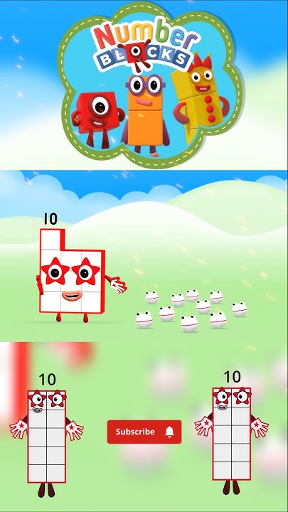 Number blocks 10 Counting #numberblocks #cebeeis #counting #cartoon - YouTube