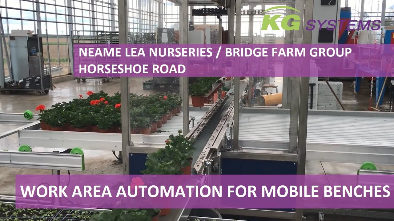 Work Area Automation for Mobile Benches at Bridge Farm Group - YouTube