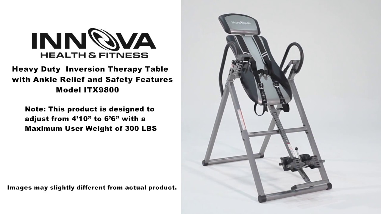 OLD VERSION - Innova Fitness ITX9800 Inversion Table Installation Guide ...