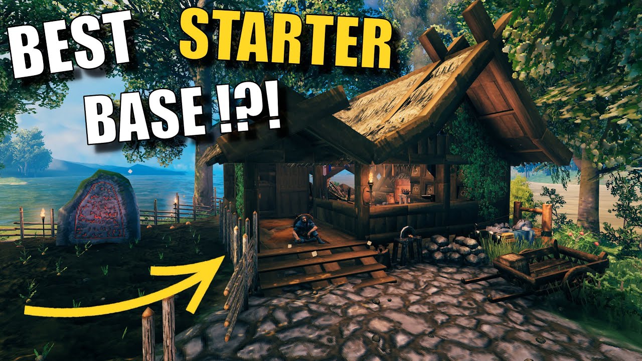 The Most PRACTICAL / BEAUTIFUL Starter Base In Valheim - YouTube
