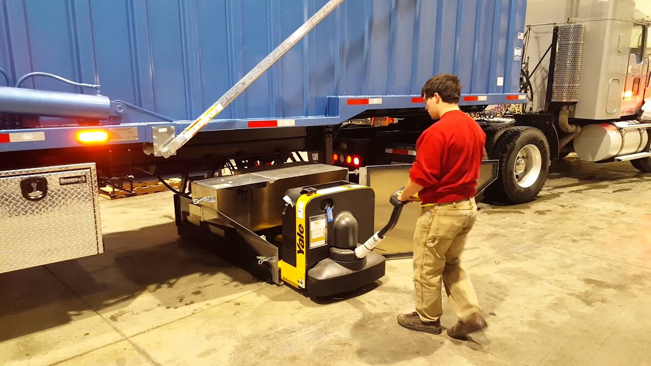 Hydraulic pallet jack box - YouTube