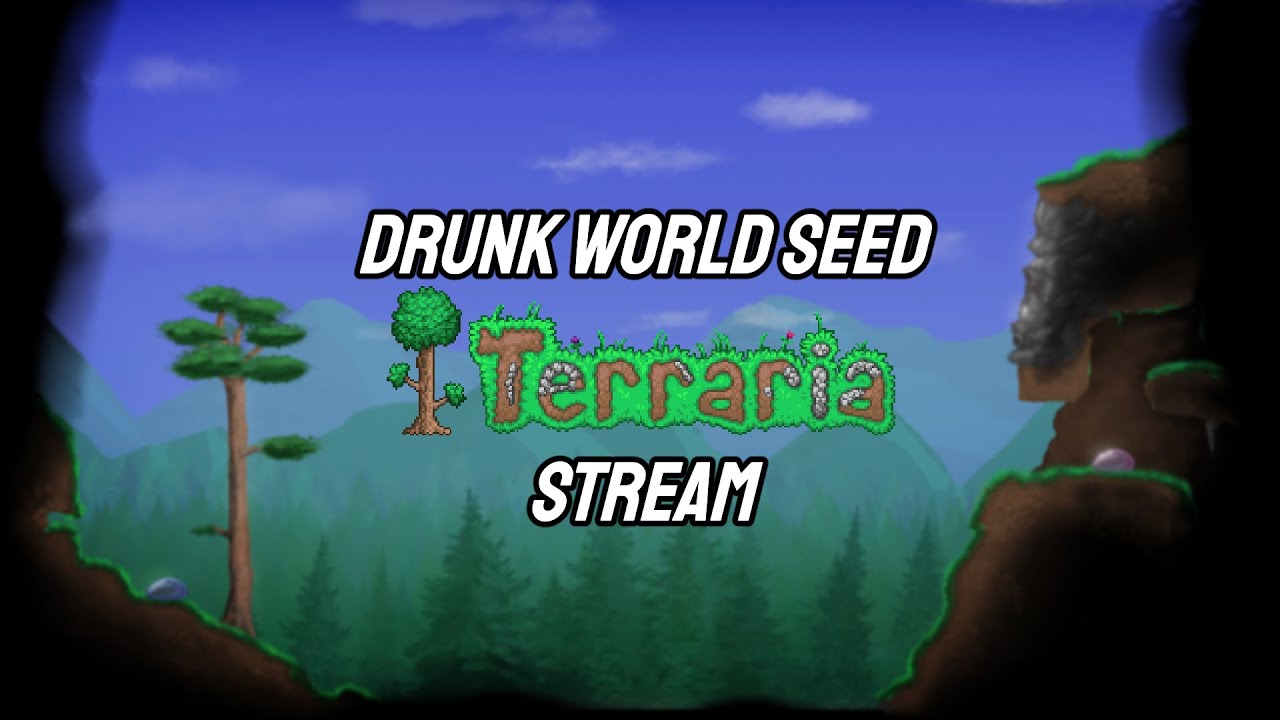 TERRARIA MASTER MODE DRUNK WORLD SEED - Terraria - YouTube