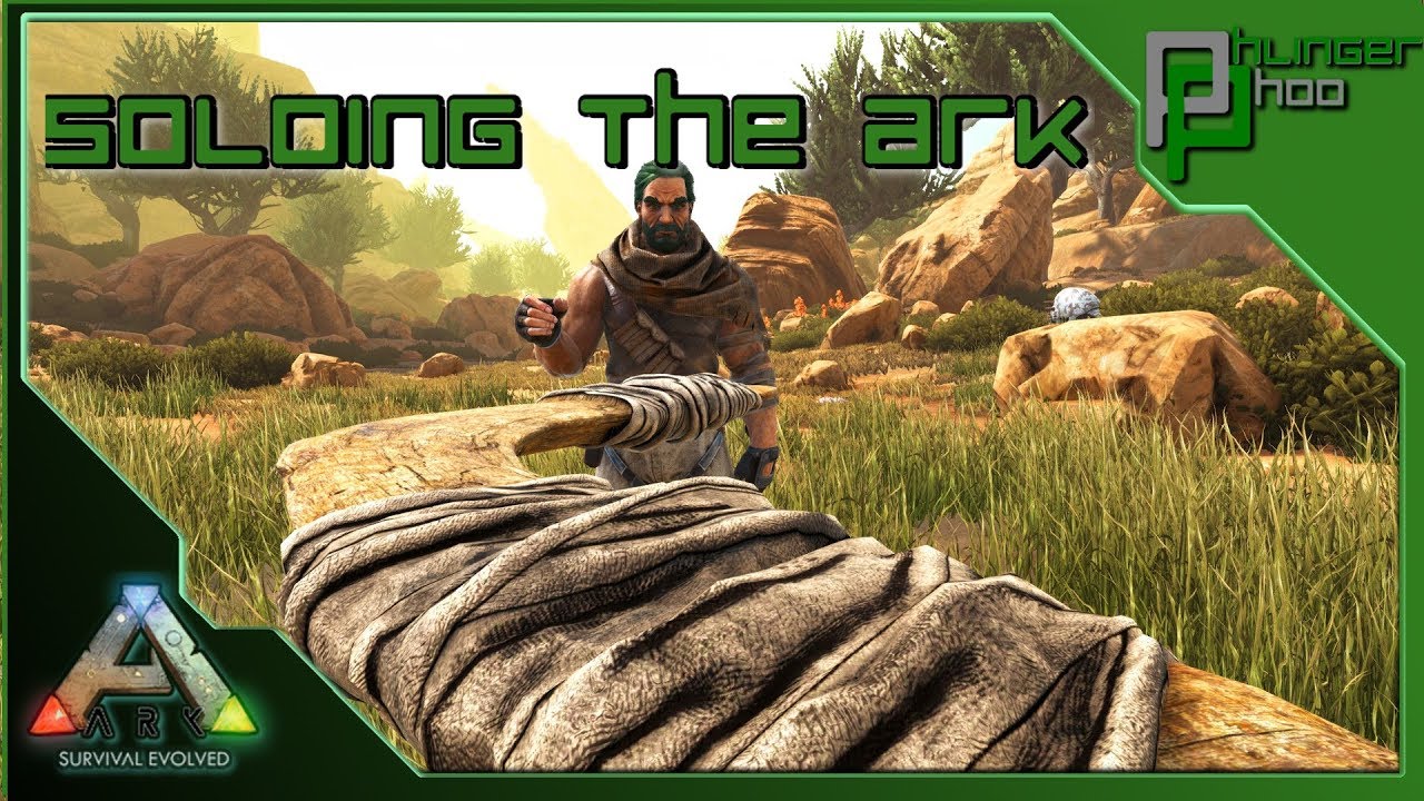 Soloing the Ark S4E91 - HIDE GATHERING TAMING PEN - MORELLATOPS ...