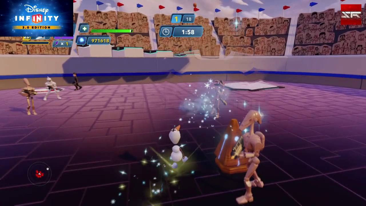 Olaf - Star Wars Battle Arena - Disney Infinity 3.0 [GER] - YouTube