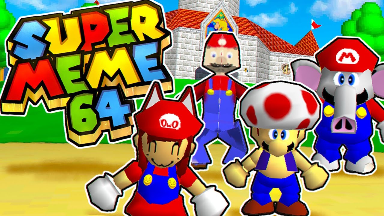 Mario 64, mas TODO MUNDO É MEME! - YouTube