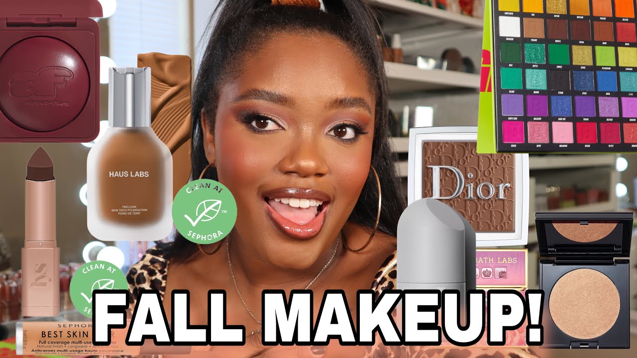 FALL INSPIRED MAKEUP LOOK USING SHOP MY STASH MAKEUP!! - YouTube