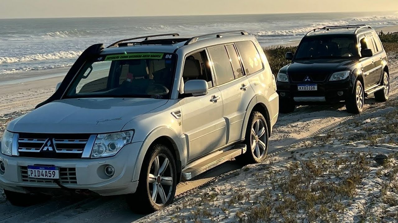 Passeio off road em Jurubatiba - Mitsubishi Pajero Full e TR4 - off ...