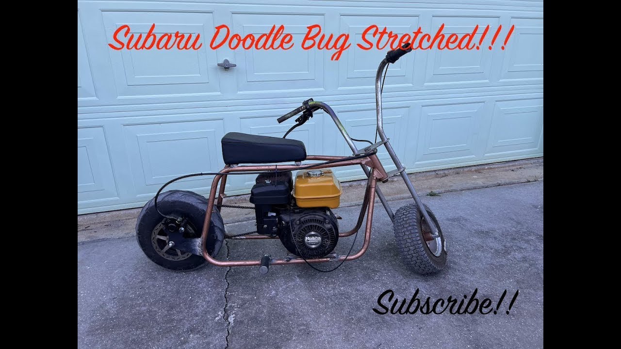 STRETCHED DOODLE BUG MINIBIKE IS A RUNNER!!! PART 2 - YouTube