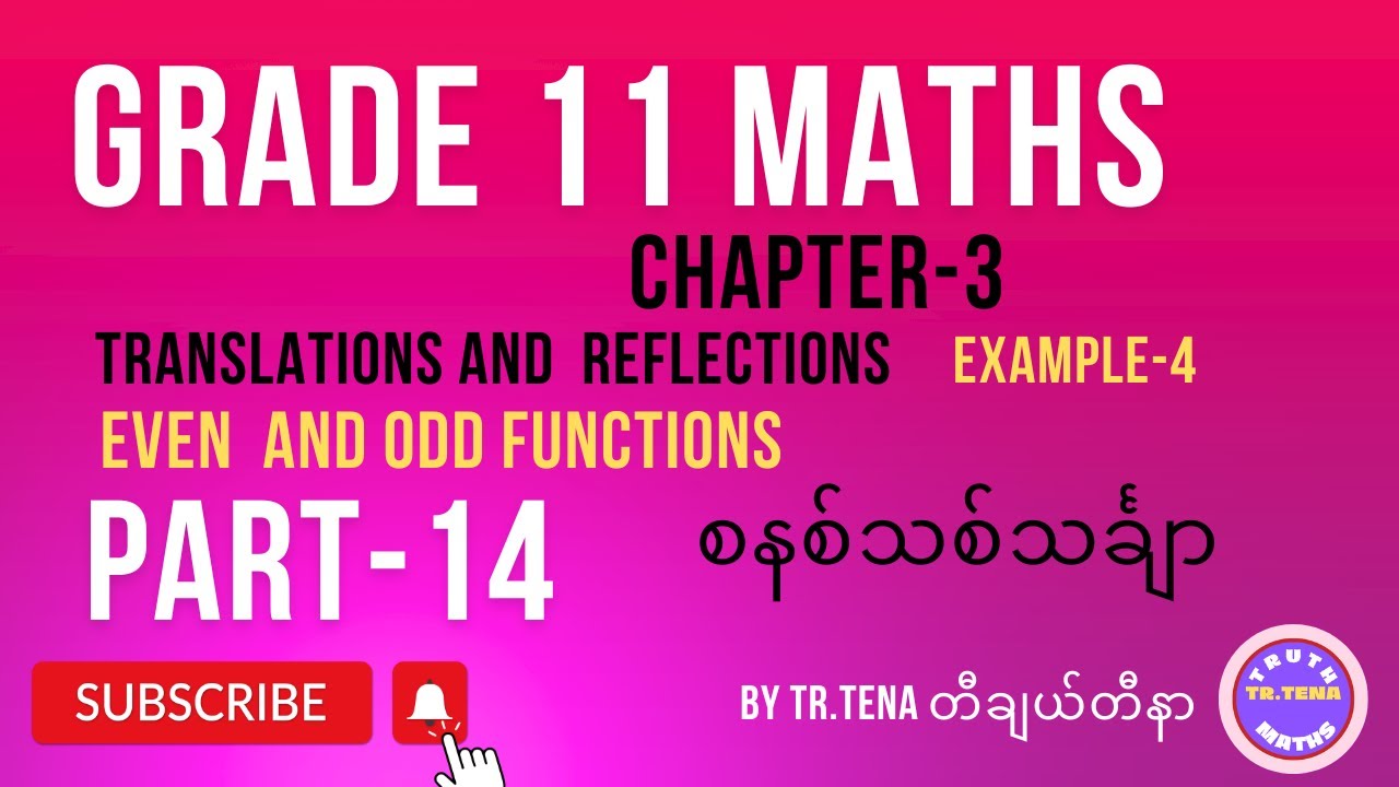 Grade11 maths chapter3,transformation graph grade11, tena - YouTube