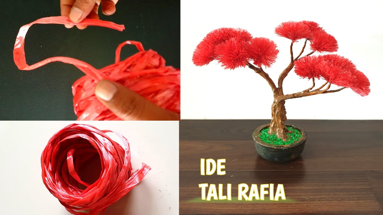 Kerajinan Tangan Tali Rafia || Ide Menarik dari Tali Rafia || Beautiful ...