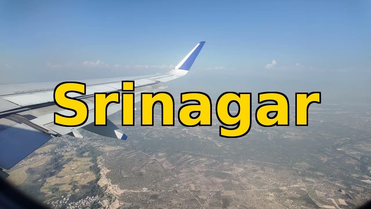 This is how kashmir and srinagar looks from the airplane window ...