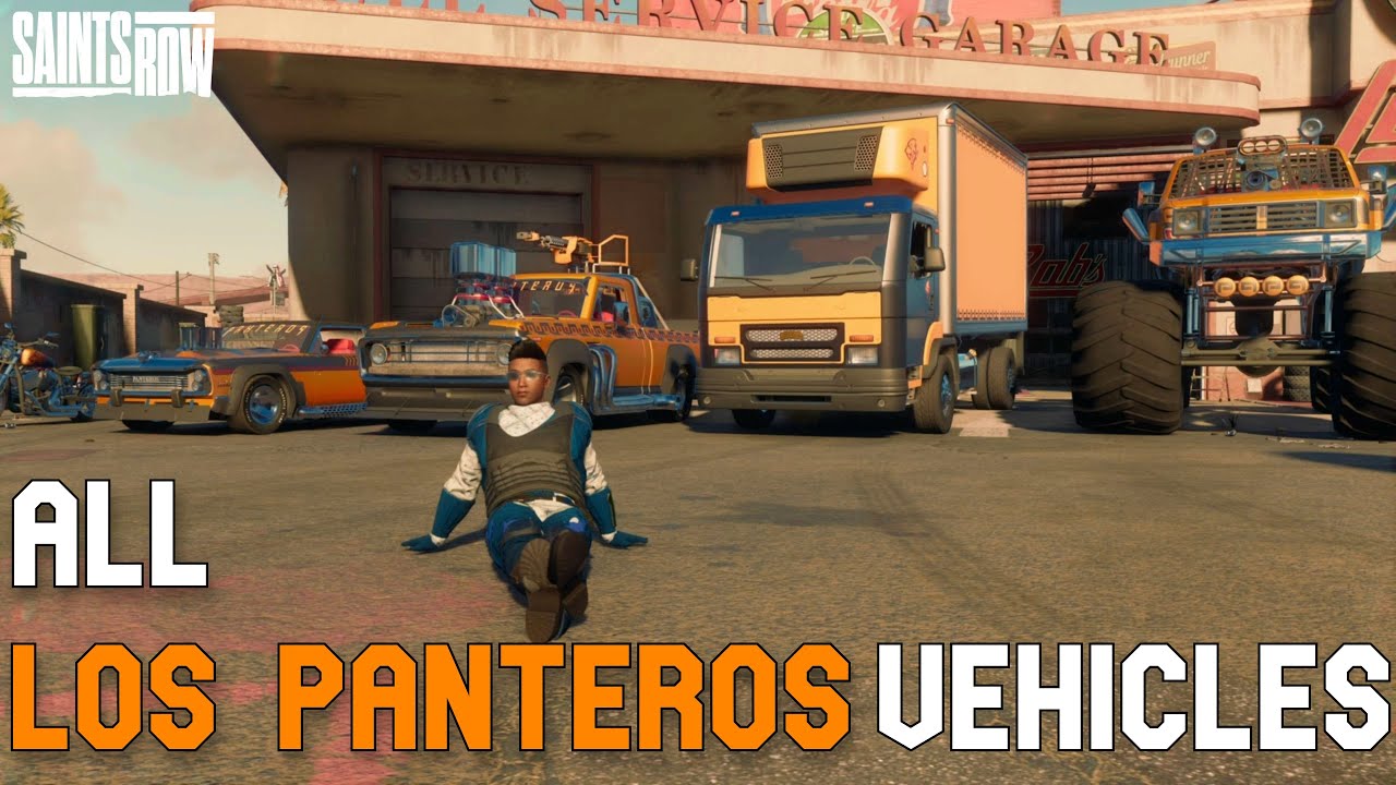 All Los Panteros vehicles in Saints Row 2022 - YouTube