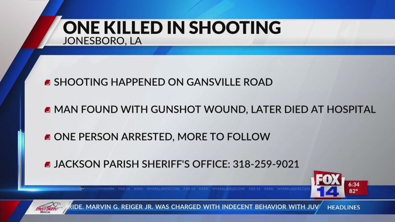 Fatal Jackson Parish shooting claims the life of an unidentified man ...