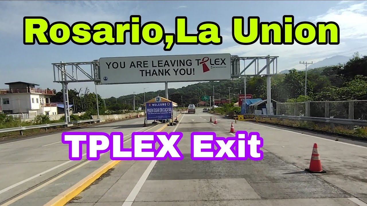 TPLEX Exit-Rosario,La Union.Hanggang dito pala ang dulo ng TPLEX - YouTube