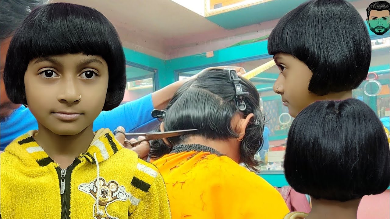 Baby Girl Bob Cut || Women short bob haircut tutorial ‎@Hair Cutting ...