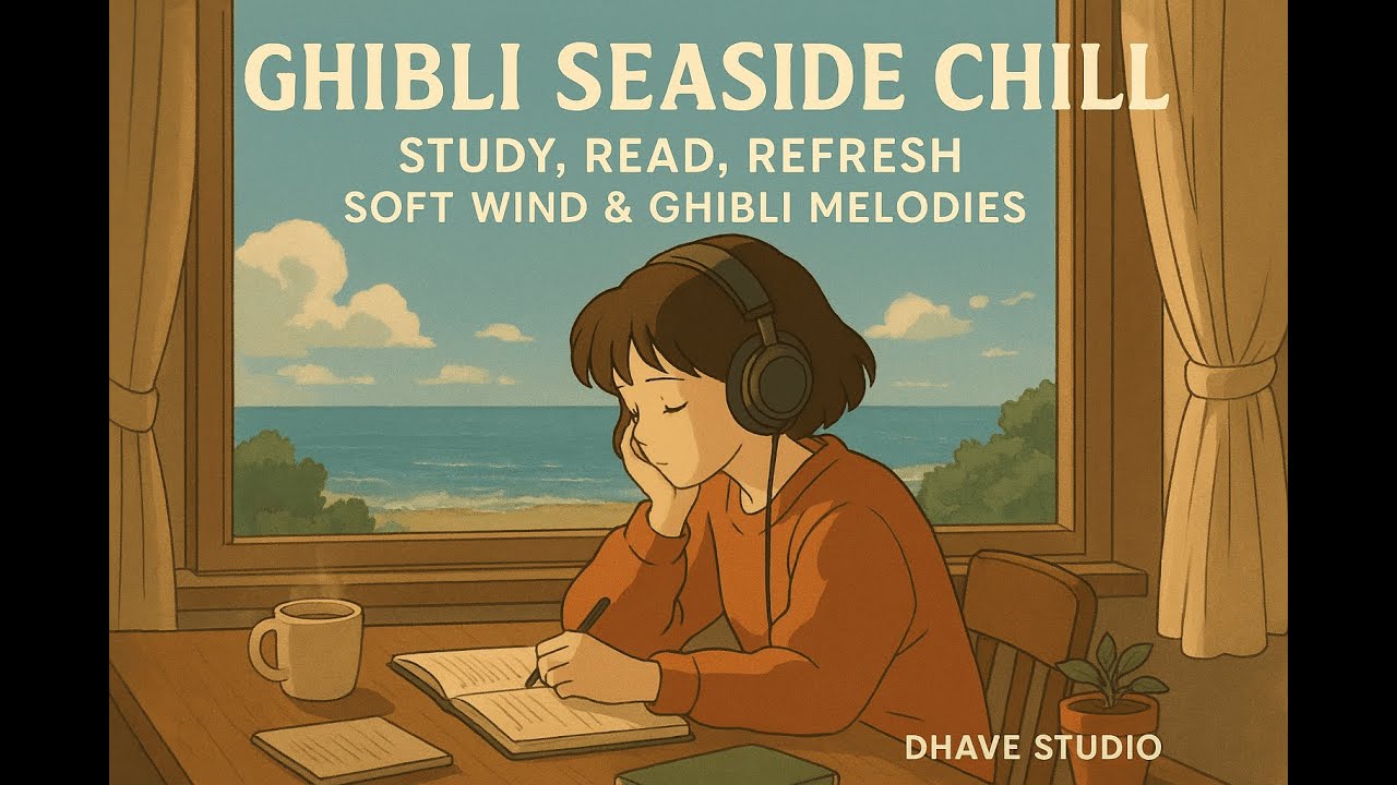 Ghibli Sunny Morning 🌤️ | Coffee, Journaling, Study Vibes | Gentle ...