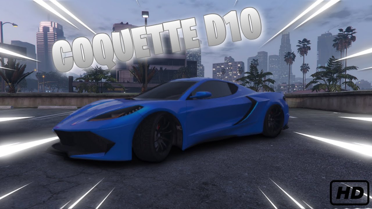 Coquette D10 (Corvette C8) GTA5 Car Edit 1080p - YouTube