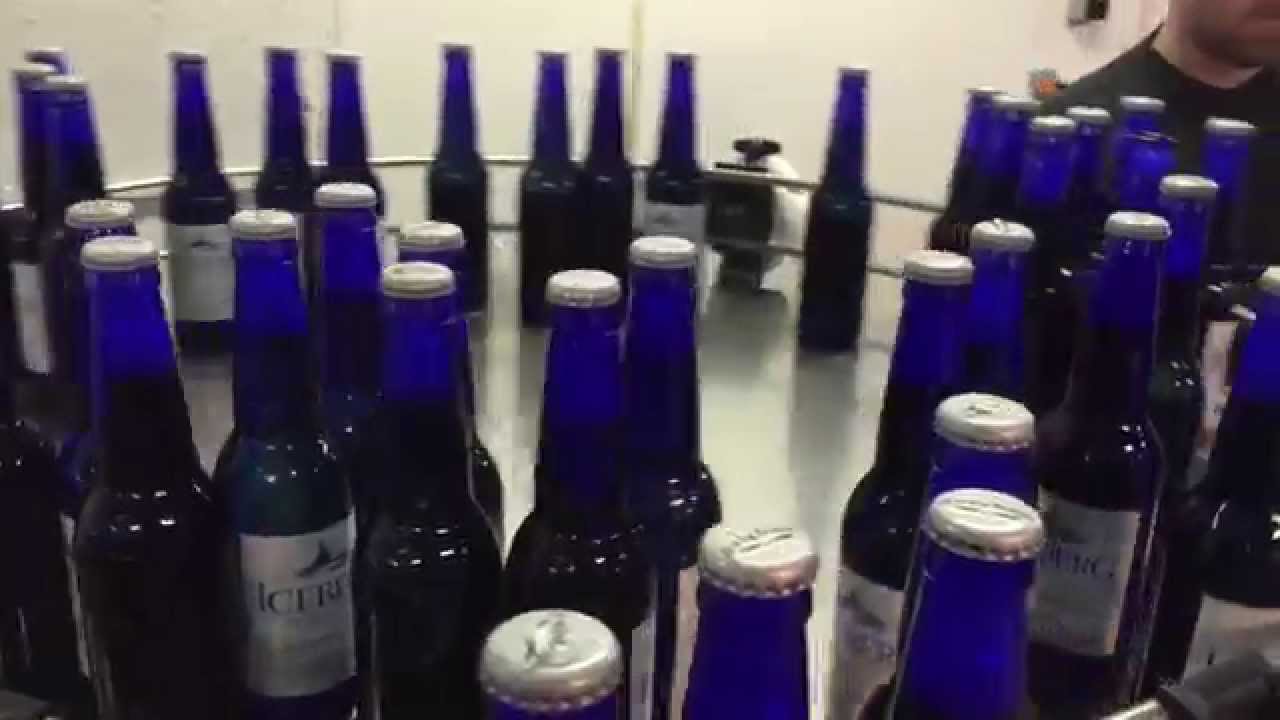 Bottling Iceberg Beer! - YouTube