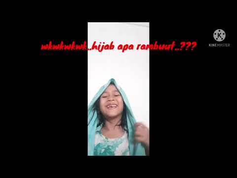 Tutorial hijab bocil..
