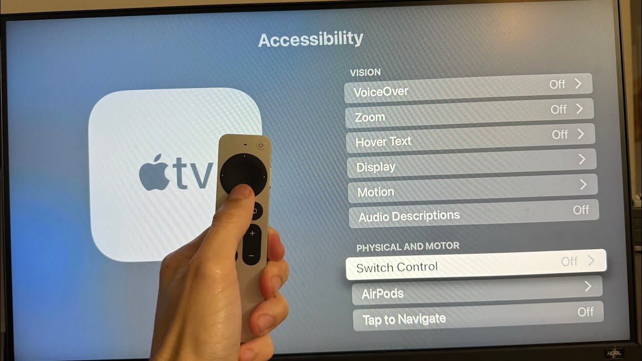 Apple TV: How to Turn On/Off Switch Control Tutorial! (For Beginners ...